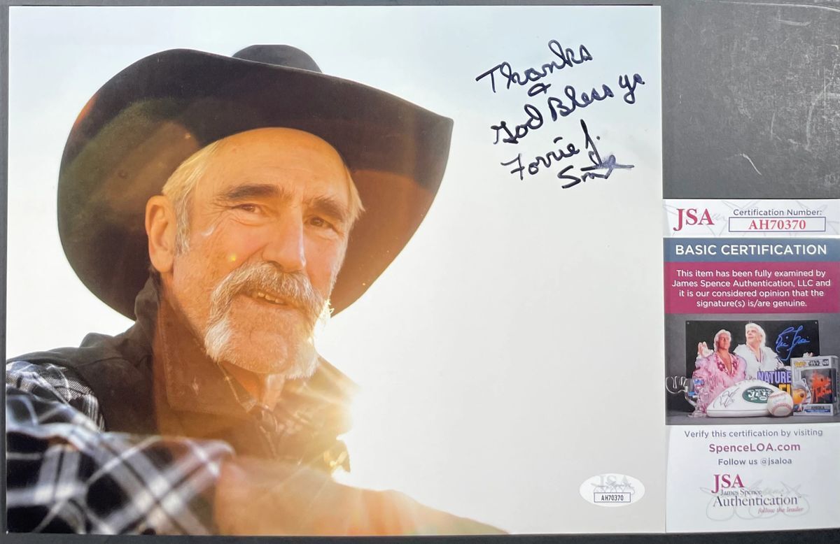 Forrie J. Smith Signed Yellowstone 8x10 Photo F Autograph Lloyd JSA COA ...