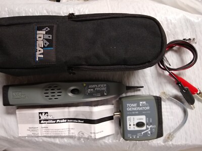IDEAL 33-864 PRO Tone Generator and Amplifier Probe Kit, Elec. Tester ...