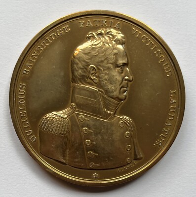 1813 Commodore William Bainbridge Congressional Gold Medal 19th Century ...