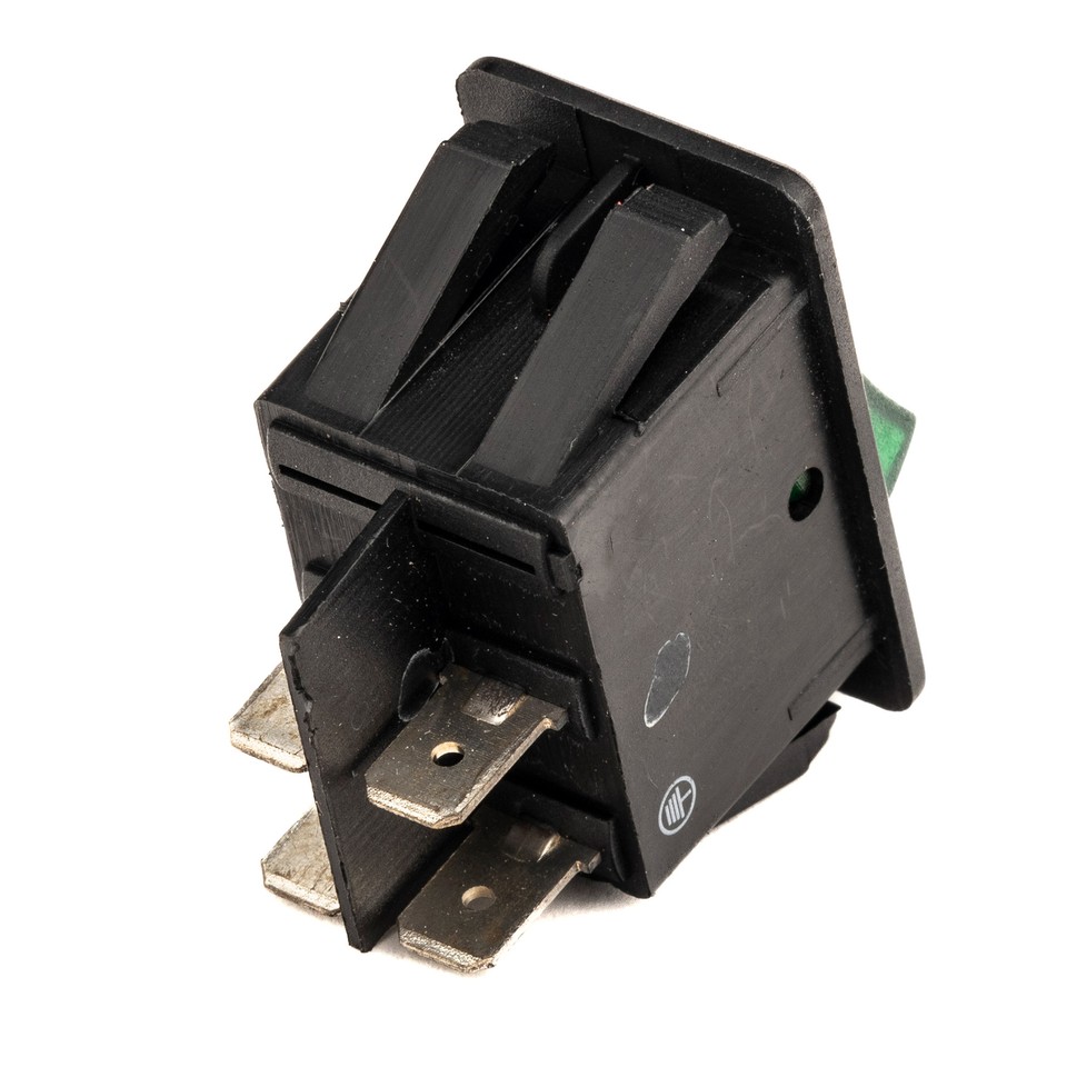 Demon Tweeks Illuminated 12V Rocker Switch - Green, 20 Amp (Motorsport ...