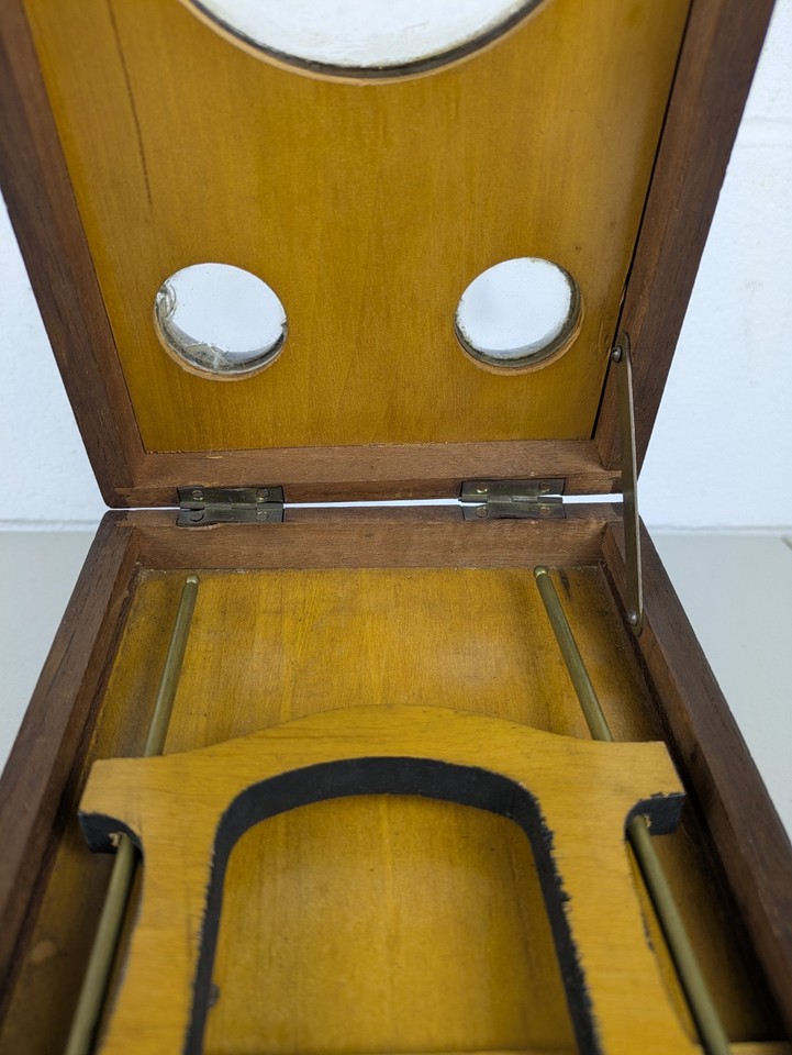 Antique 19th Century Victorian Old Wooden Graphoscope Stereoscope ...