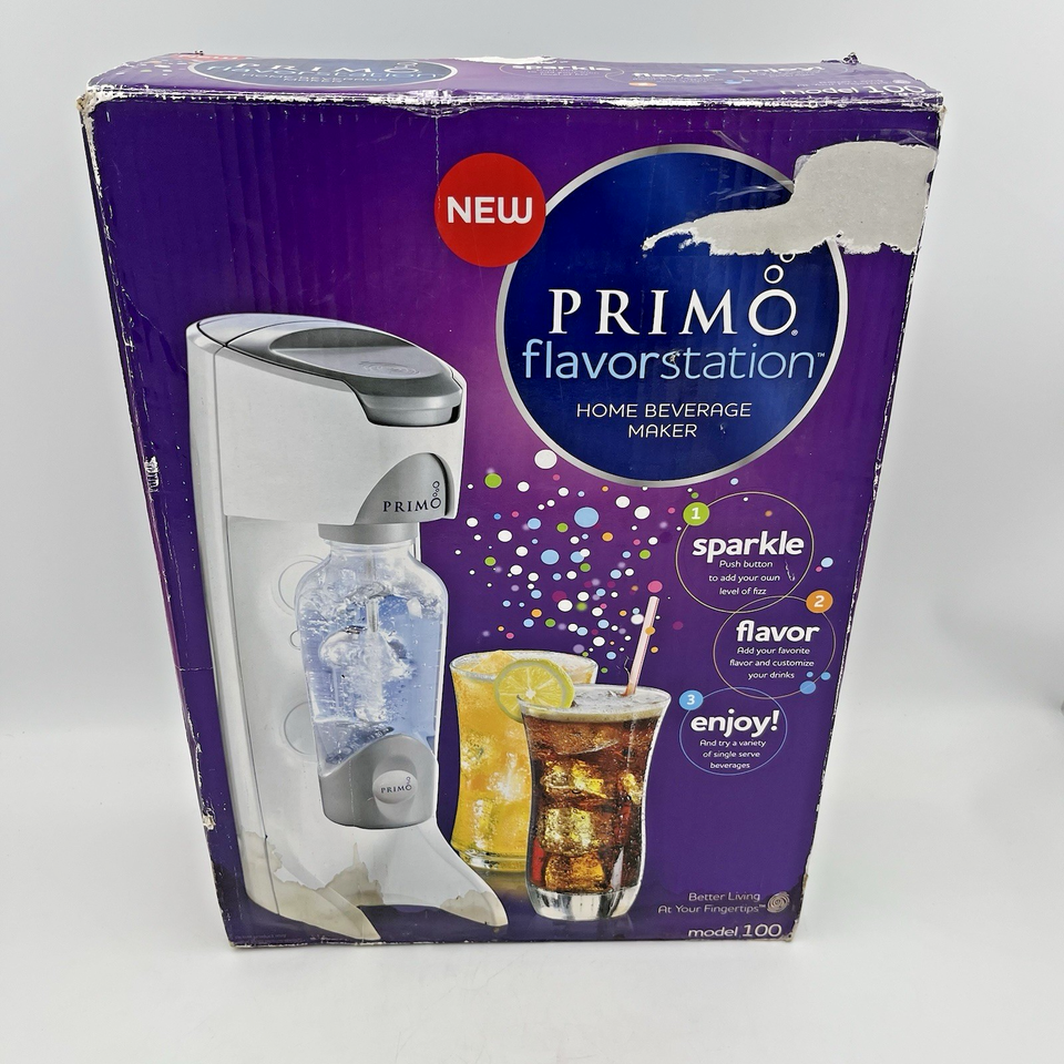 Primo Flavor Station Home Beverage Maker Model 100 Carbonated Drinks ...