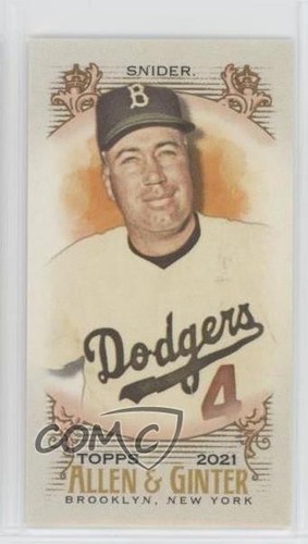 2021 Topps Allen & Ginter's Mini Brooklyn Back /25 Duke Snider #88 HOF ...