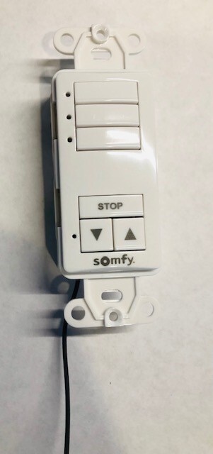 Somfy DecoFlex WireFree RTS 3 Channel Switch-White 1811071 | eBay