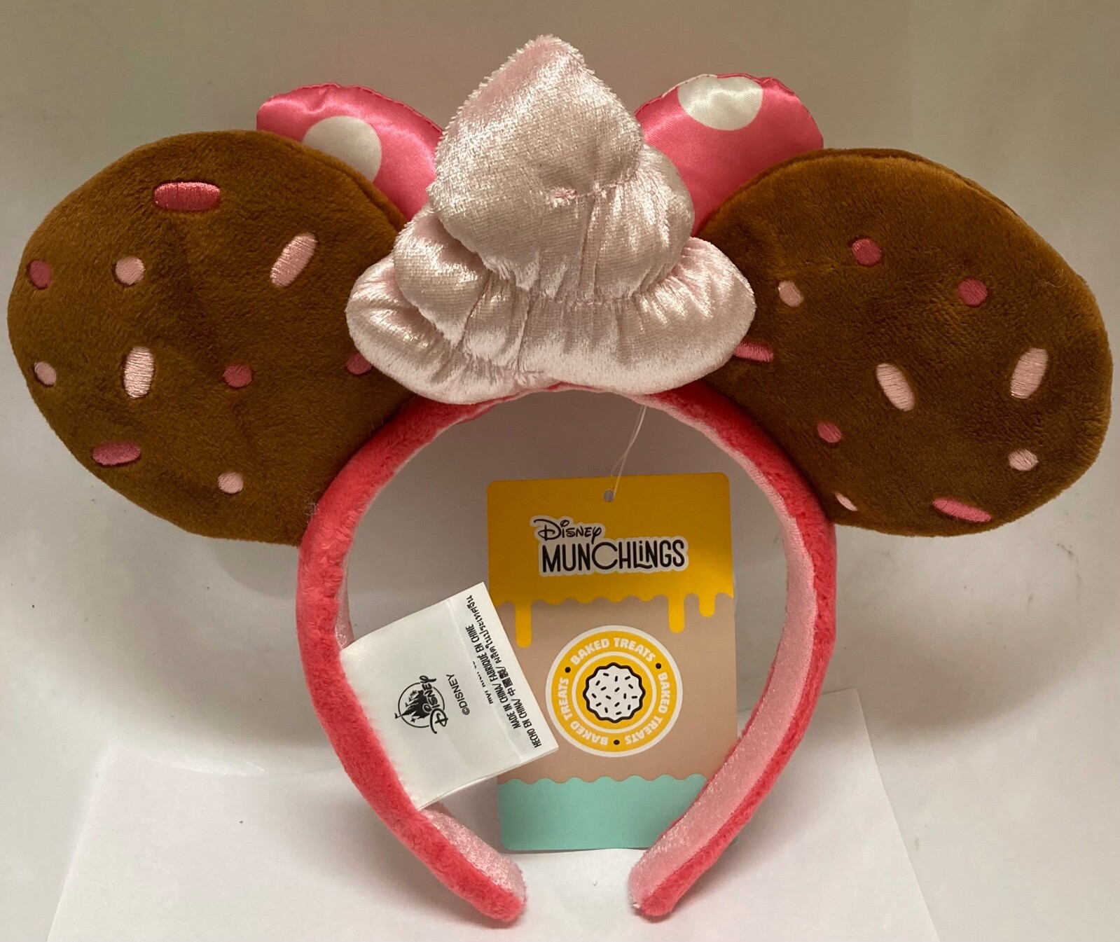 Disney+Minnie+Strawberry+Cupcake+Munchlings+Ear+Headband+for+Adults ...