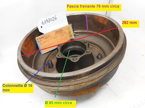 Set Drum Brake Hub & Ring Toothed Rear Wheel for Ford Transit | eBay