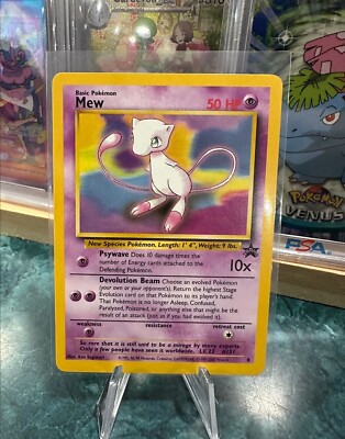 Mew Promo Non Holo Vintage NM/NM- | eBay