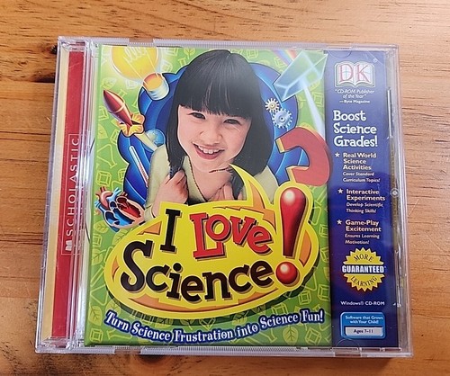 I Love Science! By Scholastic Ages 7-11 [Windows/Mac CD-Rom] Q1 | eBay