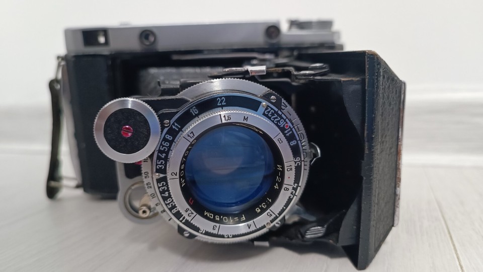 Moscow-4 RARE Vintage Film Camera USSR No. 5830327 | Rangefinder | 6x9 ...