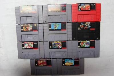 Assorted Super Nintendo SNES Games Lot (You Choose) | eBay