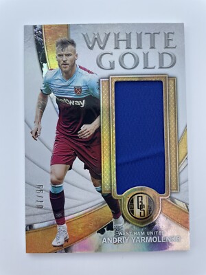 2019-20 Panini Gold Standard Andriy Yarmolenko #WG-AY White Gold ...