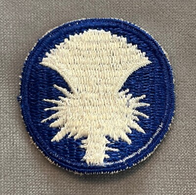 US ARMY 141st INFANTRY GHOST OR PHANTOM DIVISION; FULL COLOR PATCH ...