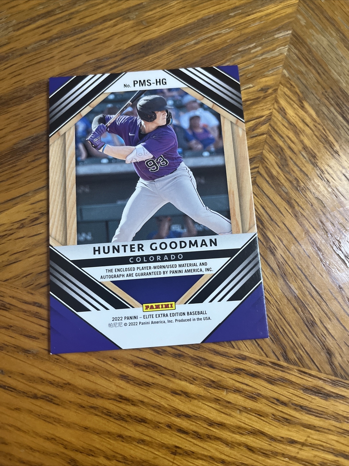 2022 Panini Elite Extra Edition - Prospect Materials Signatures Hunter ...