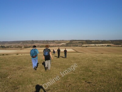 Photo 6x4 Saunderton valley from Bledlow Ridge Bledlow Ridge/SU7997 A ...