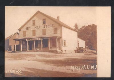 REAL PHOTO MINE HILL NEW JERSEY NJ THE MINE HILL STORE DOWNTOWN ...