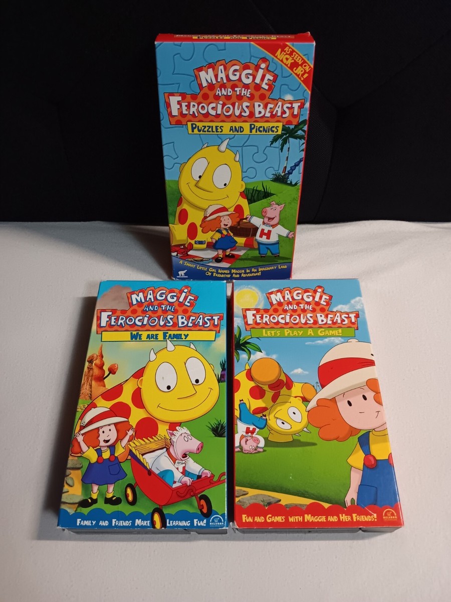 Maggie E La Bestia Feroce Vhs Maggie And The Ferocious Beast VHS Tape