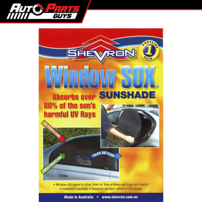 Shevron Rear Window Sox Sun Shades fits Hyundai I30 Hatch 5/12 - 2/17 ...