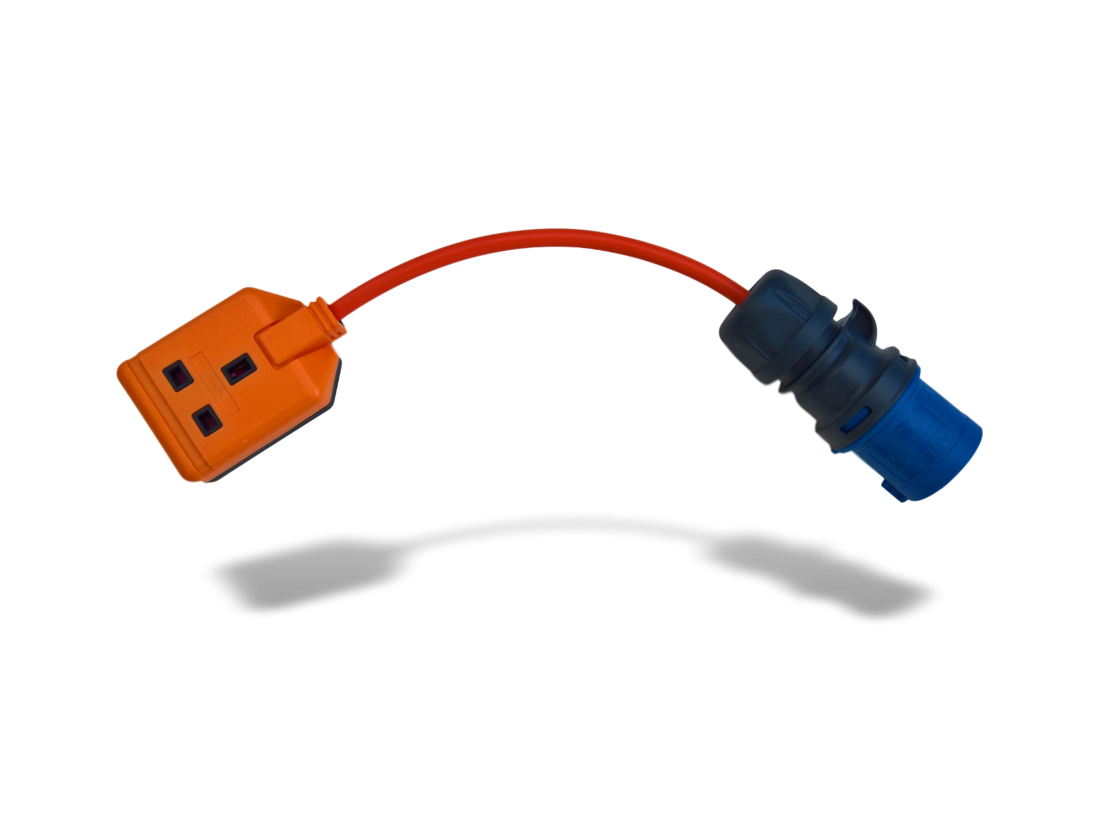 230v 16A IP44 Commando Plug to 1-Way Adapter - Caravan / Motor Home ...