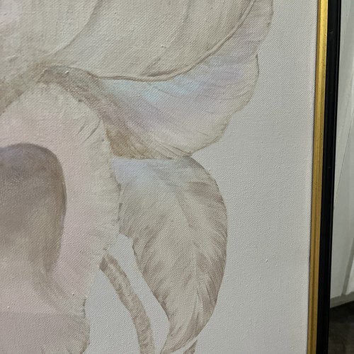 Vintage Painting By Artist Constance Gioia Pastel Florals 31.5" By 25.5 ...