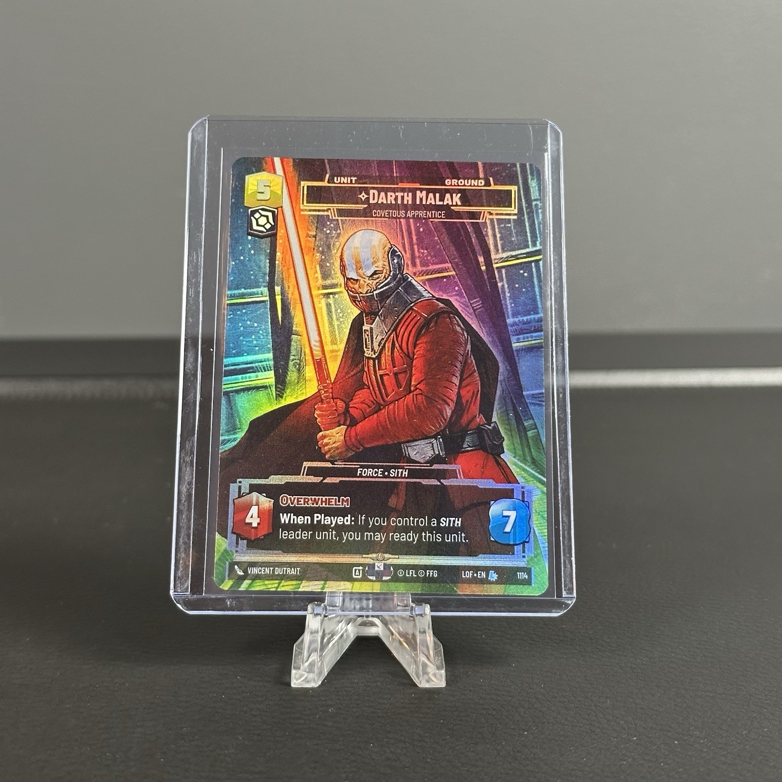 Darth Malak - Covetous Apprentice 2025 Legends of the Force #1114 ...