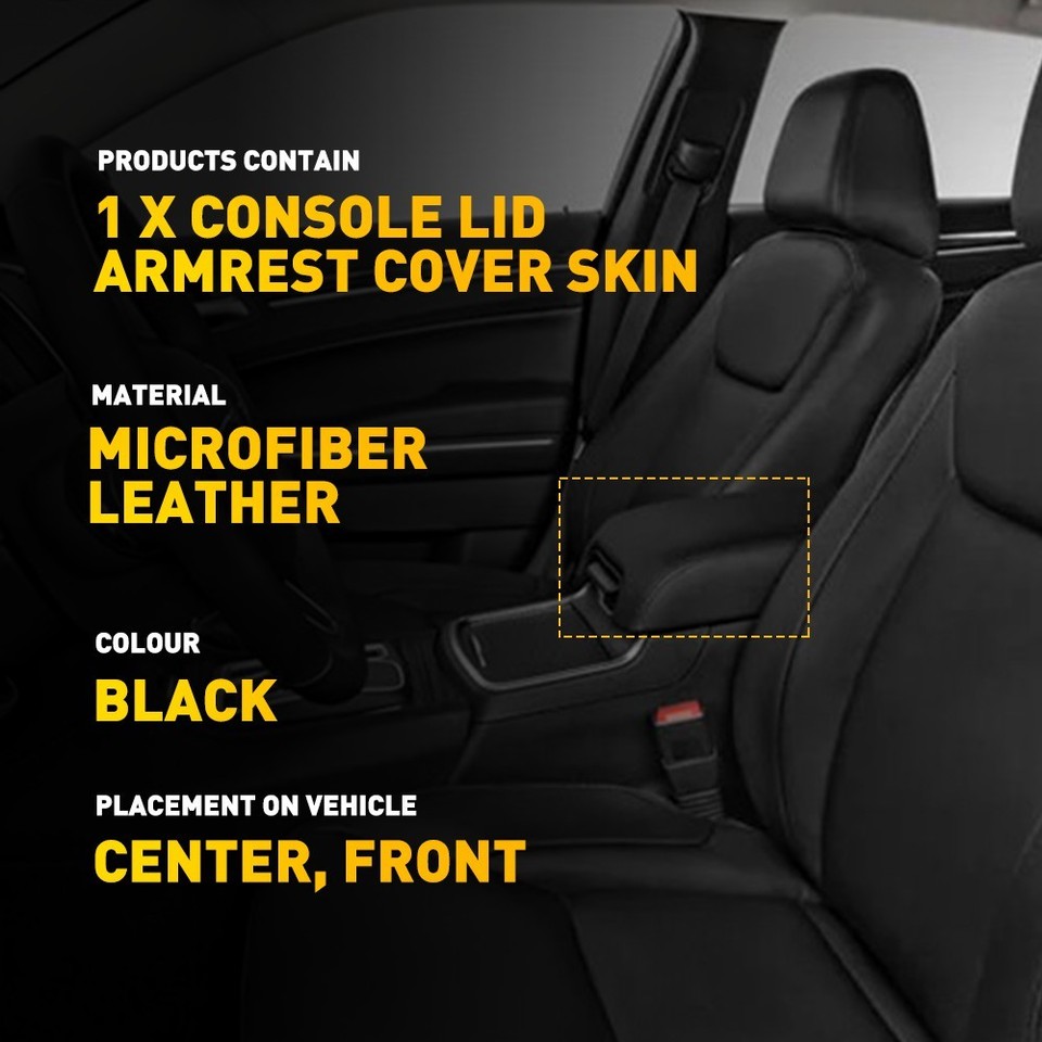 Fits 2011-2022 Dodge Charger Chrysler 300 Center Console Armrest Lid ...