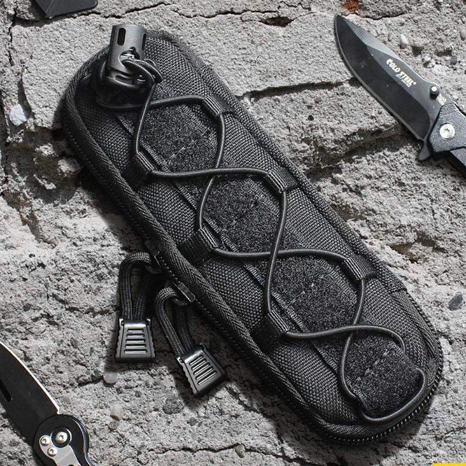 Tactical Knife Sheath Bag Molle Flashlight Holster Pouch Utility Tool ...