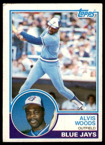 1983 TOPPS ALVIS WOODS TORONTO BLUE JAYS #589 | eBay