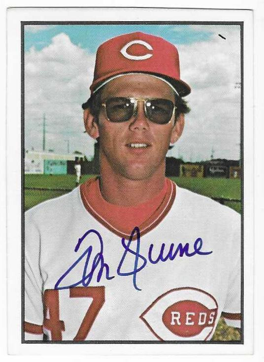 TOM HUME 1978 SSPC AUTOGRAPHED SIGNED # 120 CINCINNATI REDS | eBay
