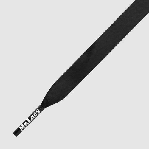 Laces Mr Lacy Silkies Black, premium laces for sneakers, elegant 120 cm ...