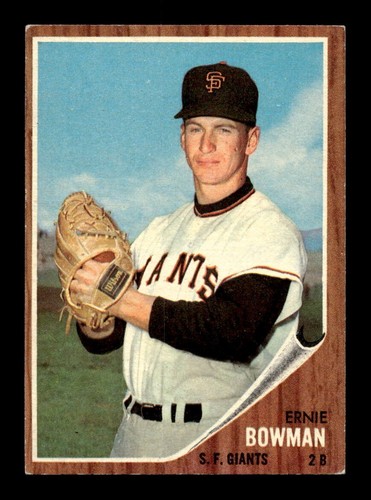 1962 Topps #231 Ernie Bowman Giants EX *g2 | eBay