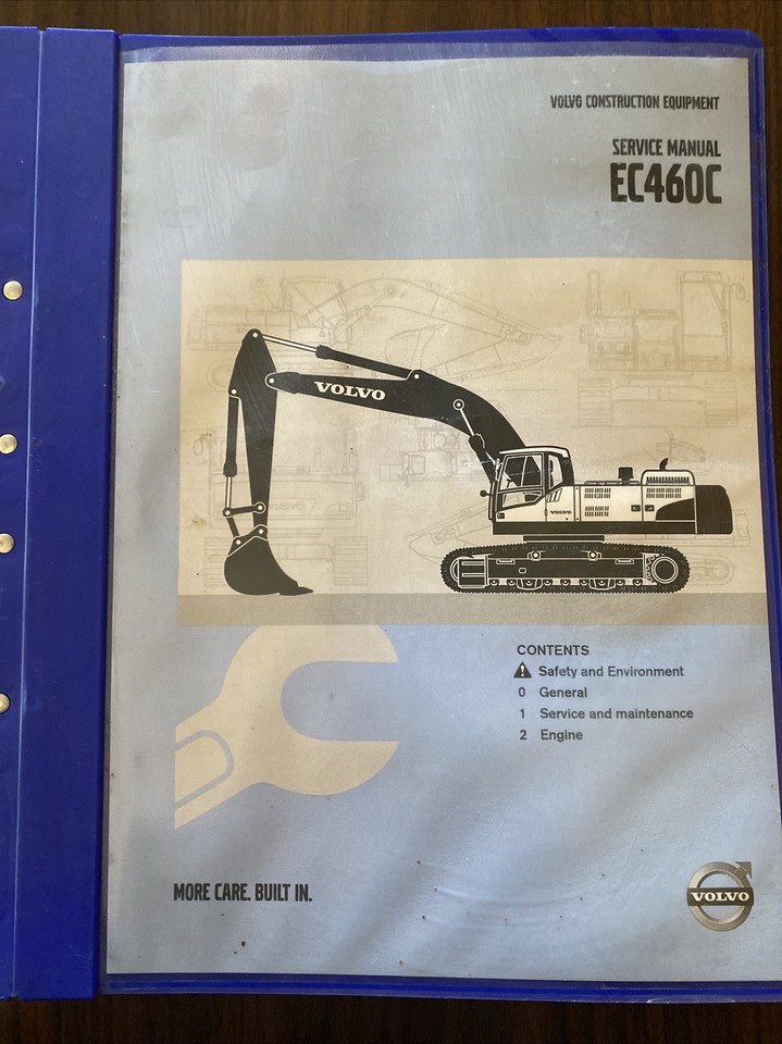 VOLVO EC460C EXCAVATOR SERVICE WORKSHOP REPAIR MANUAL BOOK EDITION 1 | eBay