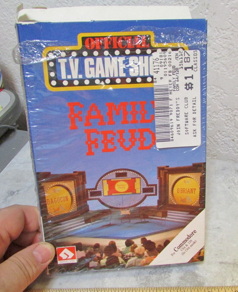 Commodore Family Feud game 1987 on floppy disk, by Sharedata, vintage ...