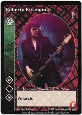 Roberto Rivamonte Ravnos Fifth Edition V5 V:TES VTES Vampire CCG | eBay