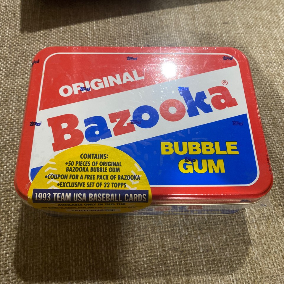 1993 Topps Team USA Bazooka Tin Box Set Todd Helton Hof RC Sealed | eBay