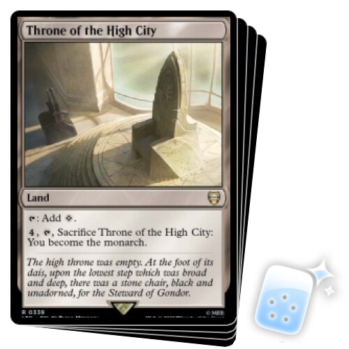 Throne Of The High City X4 The Lord Of The Rings: Tales Of Middle-earth ...