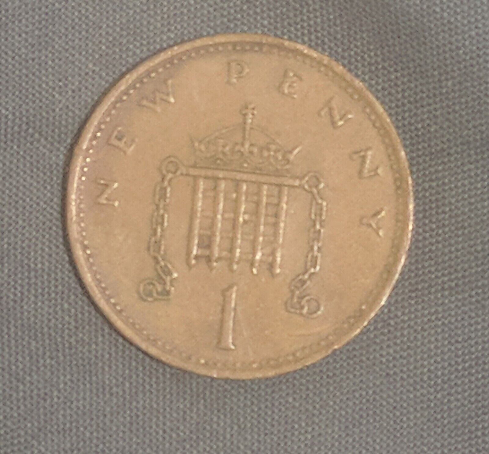 VERY RARE 1p One Pence Coin minted with the New Penny wording 1971 ...