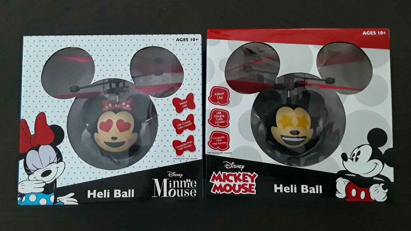 Disney Minnie Mouse + Mickey Mouse Heli Ball Indoor Helicopter Flying ...
