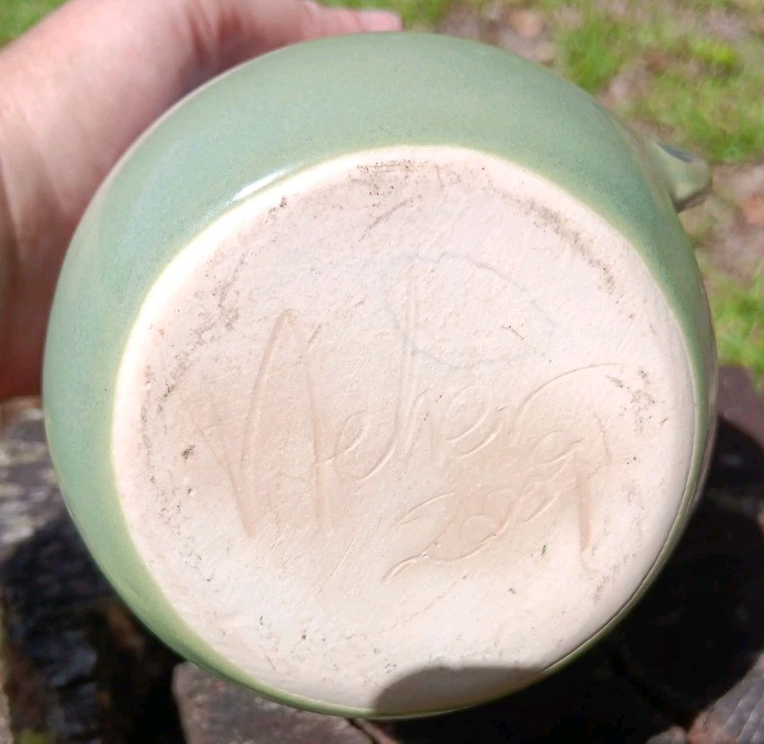 Clay in Motion Neher Pottery Left Handed Hand Warmer Mug Green, Blue ...