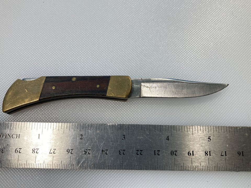 Vintage Edge Mark EXPLORER 11-222 440 Stainless pocket knife Japan | eBay
