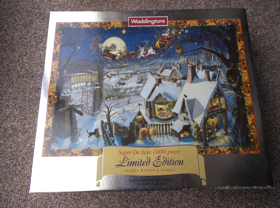 Waddingtons Christmas Jigsaws "Twelve Days of Christmas" & "Nearly ...