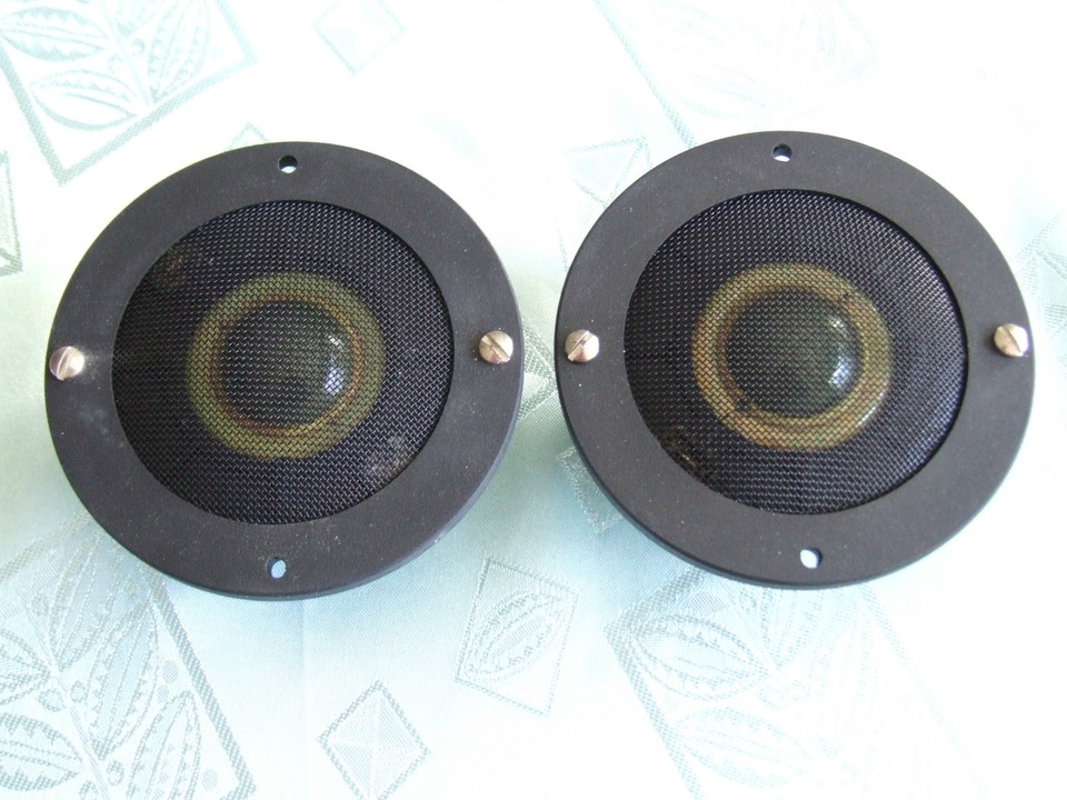 NEW 2 GAMMA HA3731 ALNICO MAGNET SOFT DOME TWEETER SPEAKERS | eBay