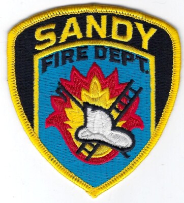 UTAH - *Rare old Style* - Sandy City Fire Dept. - [ Shoulder Patch ] | eBay