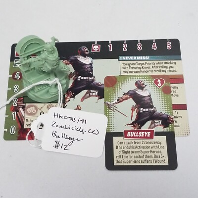 Zombicide Marvel Zombies Bullseye (Z) Mini Kickstarter Exclusive HK0415 ...