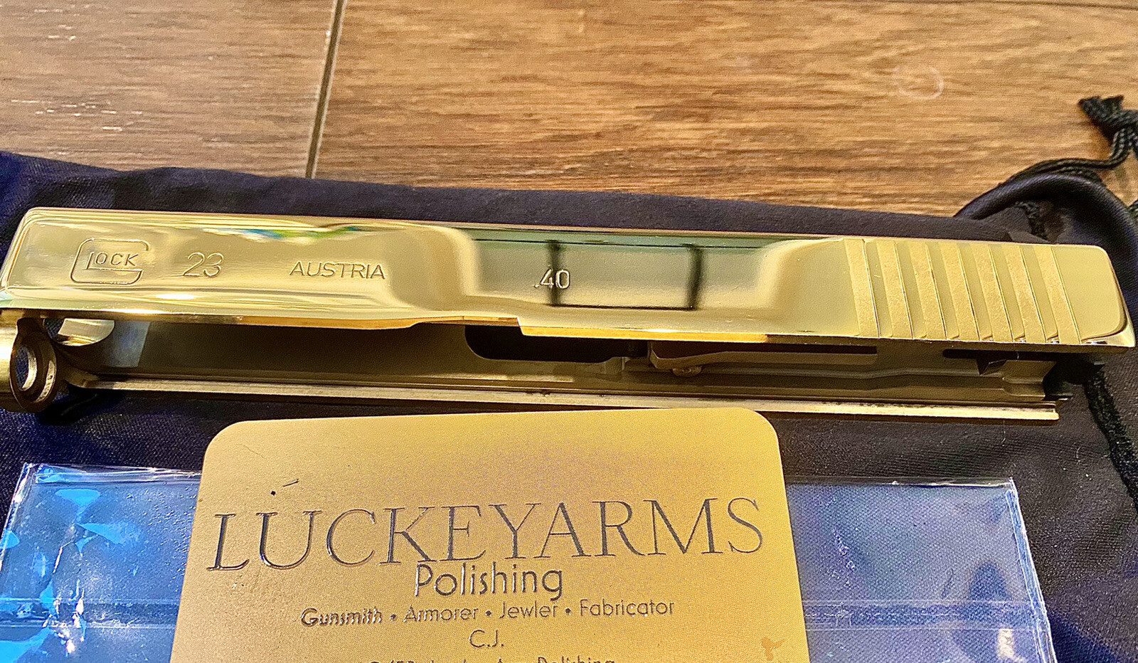 LuckeyPolishing 24k Gold Plating Mirror Polish SERVICE ALL GIock Pistol ...