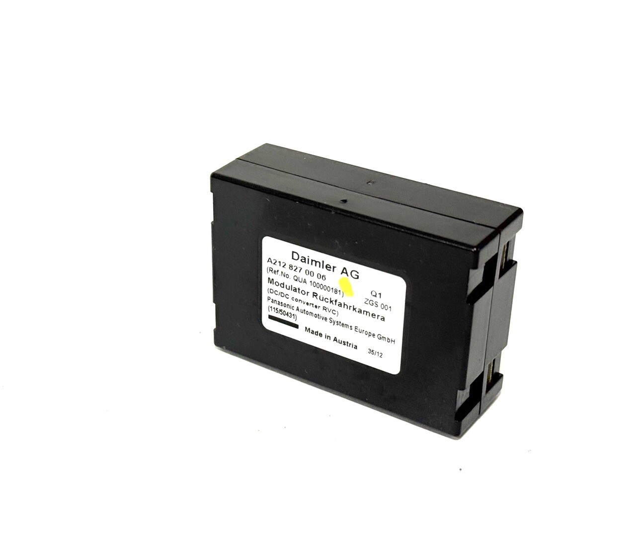 W218 MERCEDES 2013 CLS63 AMG REAR VIEW BACK UP CAMERA CONTROL MODULE ...