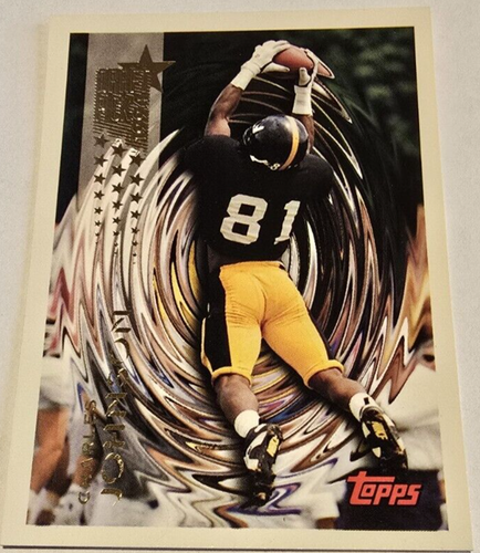 Charles Johnson, 1994 Topps Rookie, Pittsburgh Steelers, Wide Receiver ...
