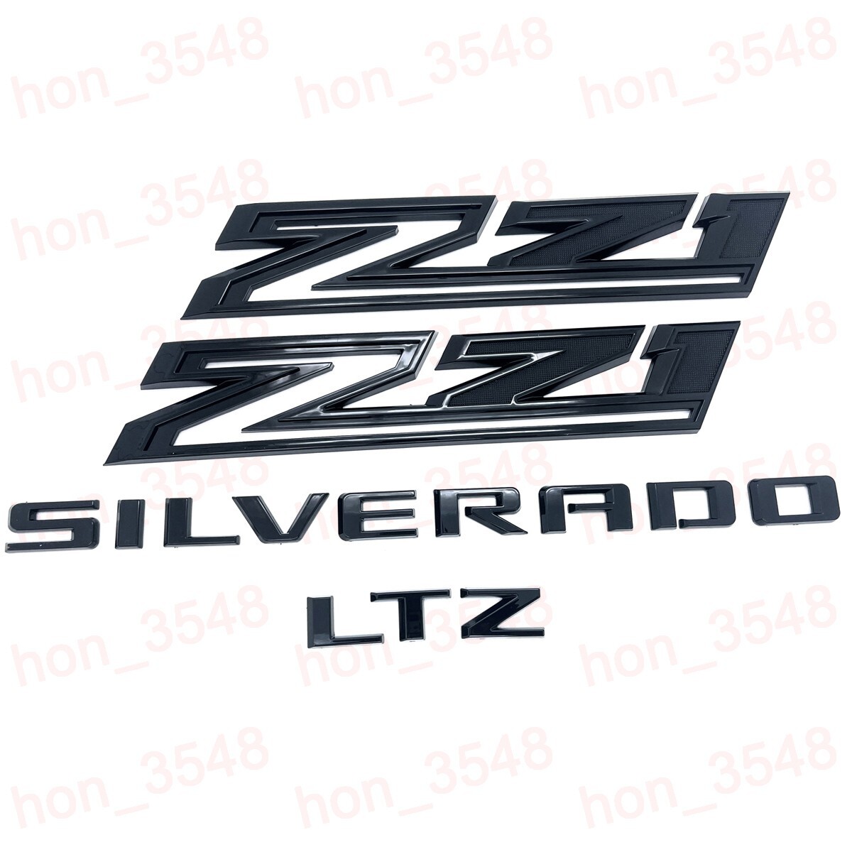 2019-2024 Chevrolet Silverado LTZ Z71 4pc Emblem Nameplate Badge Kit ...