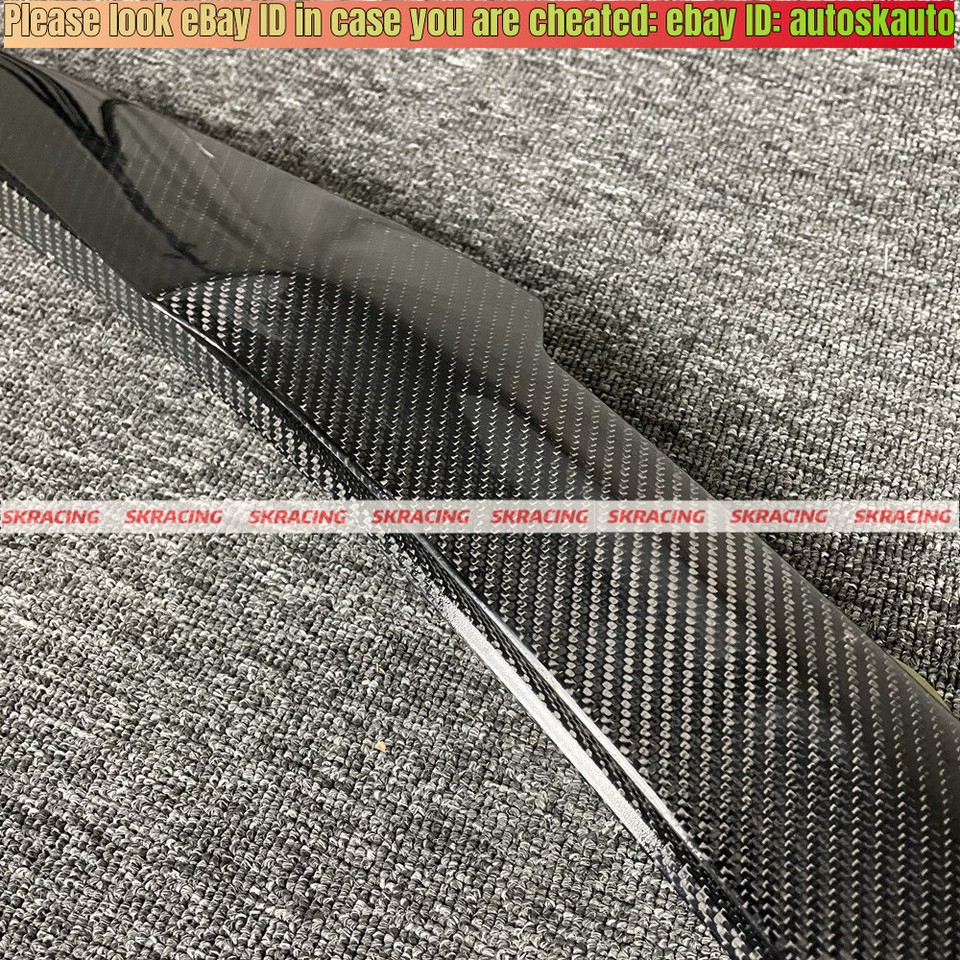 Fits For INFINITI Q70 Q70L 2015-2019 Rear Trunk Lip Wing Spoiler Carbon ...