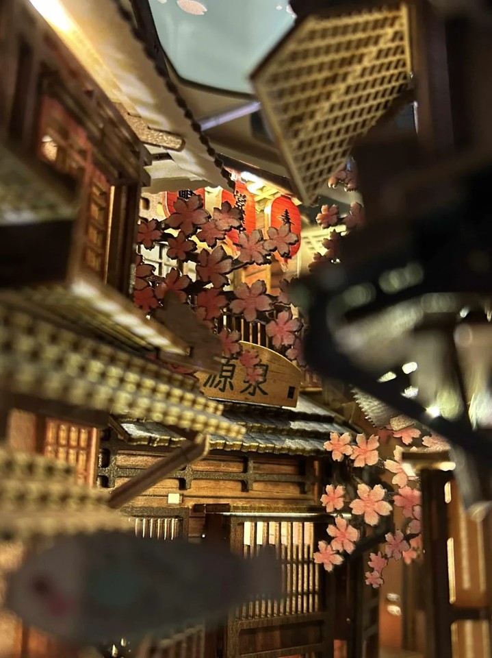 ANAVRIN® Sawara Town Book Nook DIY Kit - Japanese Bookshelf Insert 272 ...