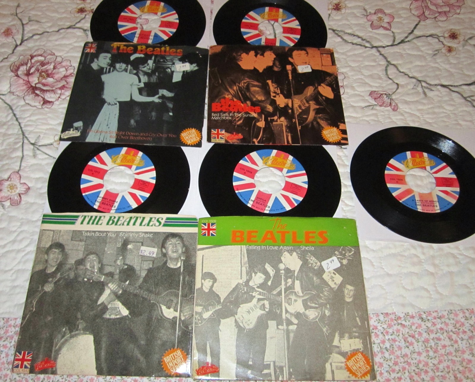 The Beatles "Collectables" Vinyl 45s & Picture Sleeves | eBay